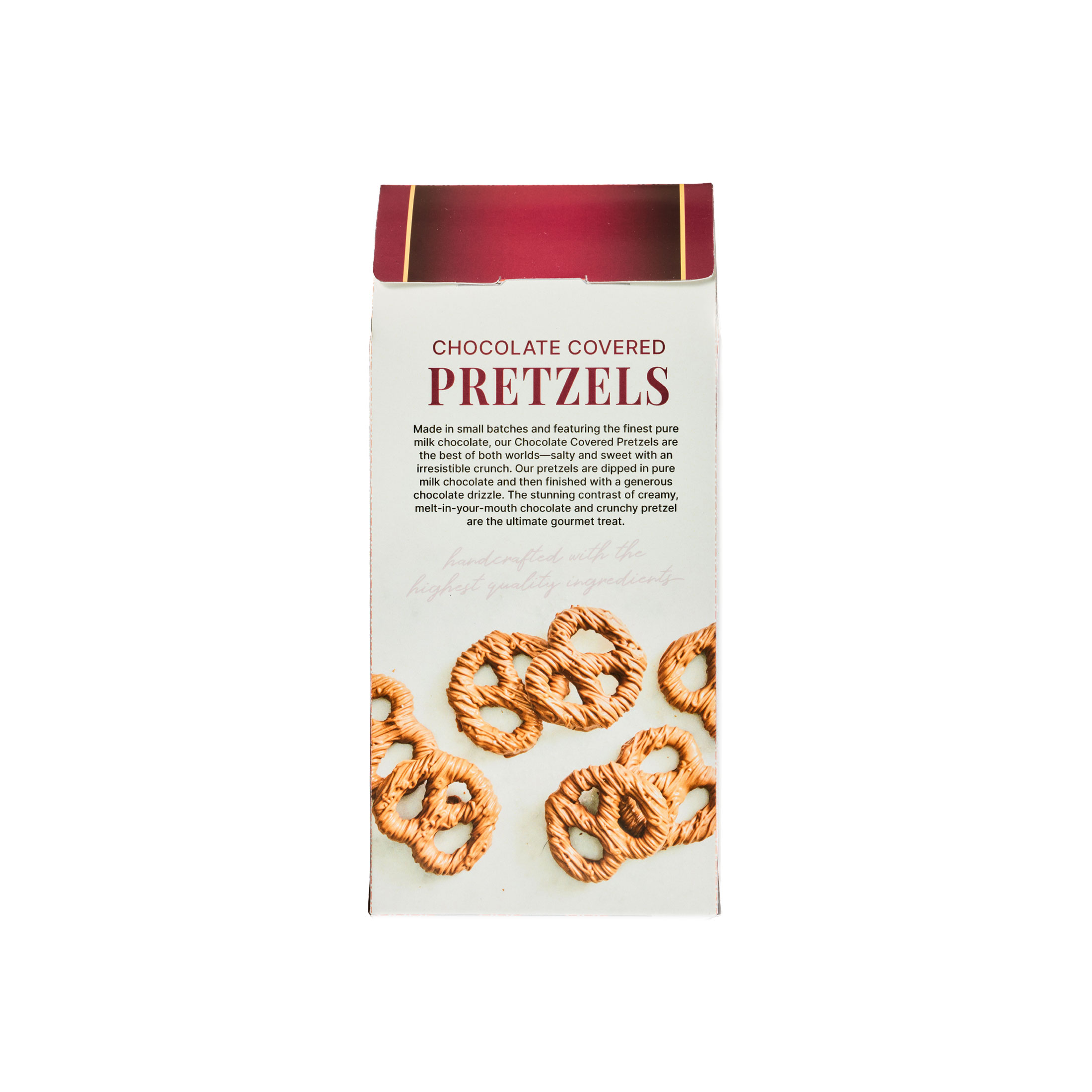 Chocolate Covered Pretzels (Carton) | DeLallo