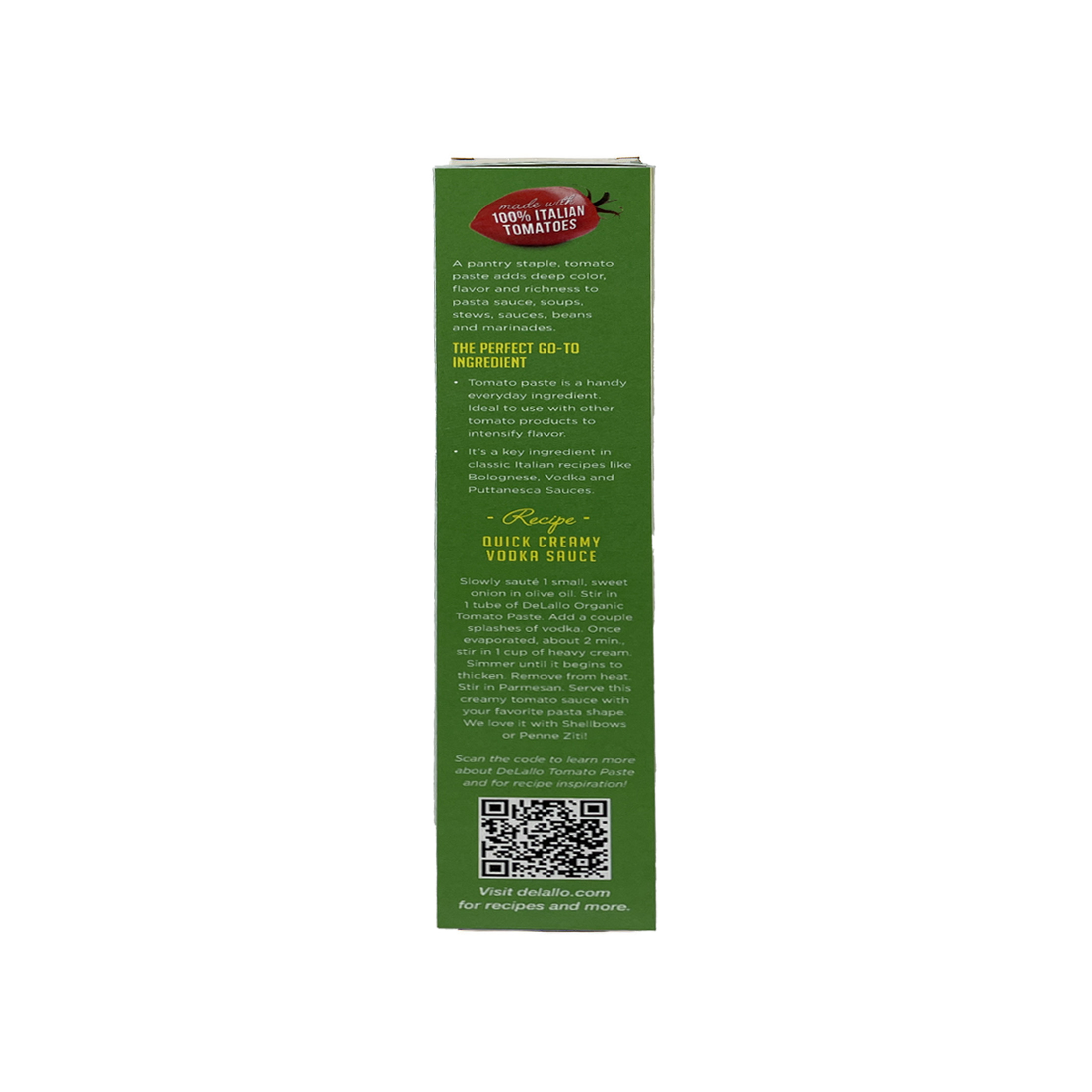 Organic Tomato Paste (Tube) | DeLallo
