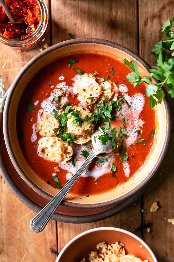 Spicy tomato soup store