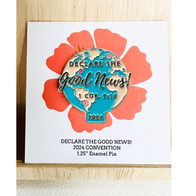 Declare the Good News! Enamel pin - KiCrafts Handmade Gifts
