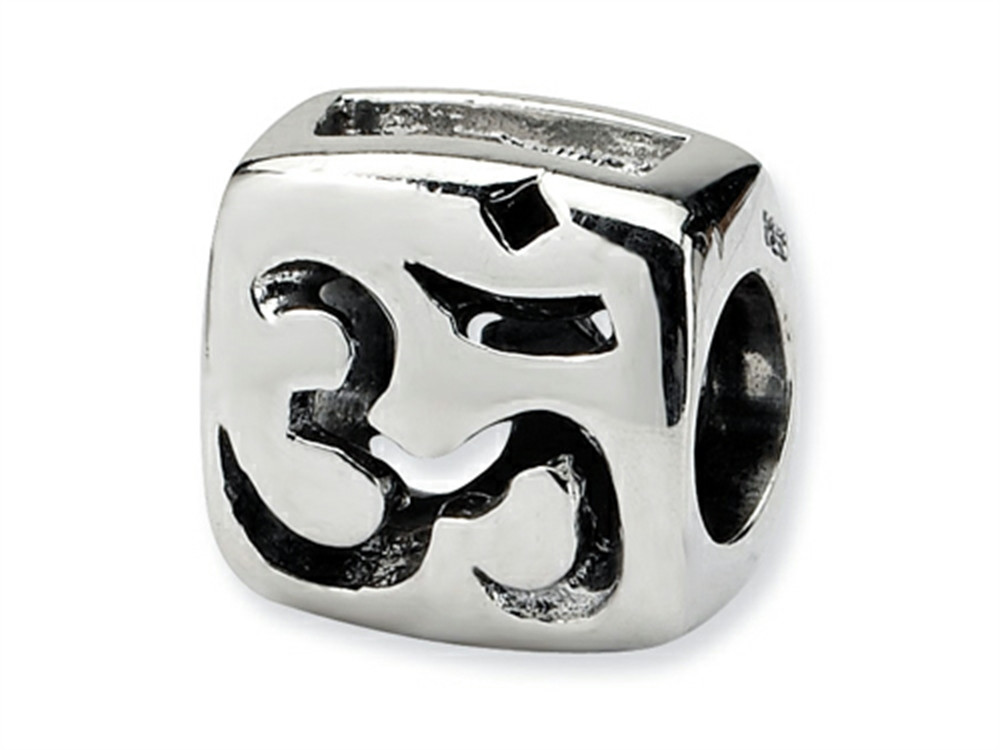 Reflections Sterling Silver Om Symbol Bead / Charm