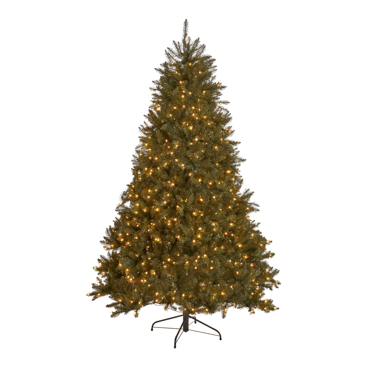 9' Pre-Lit Medium Dunhill Fir Artificial Christmas Tree - Clear Lights ...