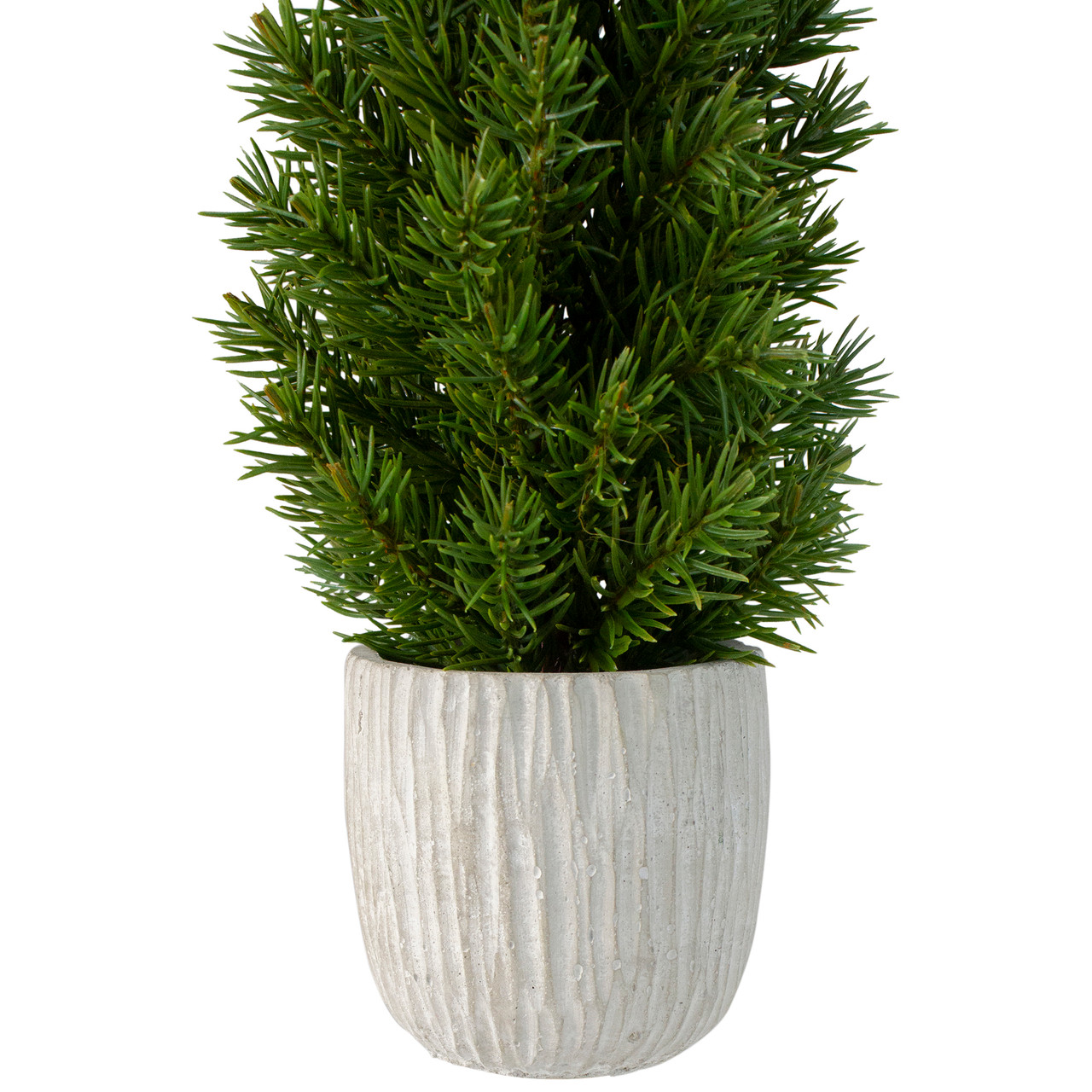 17" Mini Fir Artificial Christmas Tree with Stone Base - Unlit | Christmas