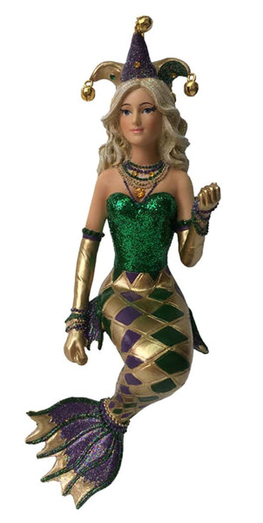 December Diamonds Mardi Jester Mermaid Christmas Ornament 5555080 Mardi ...