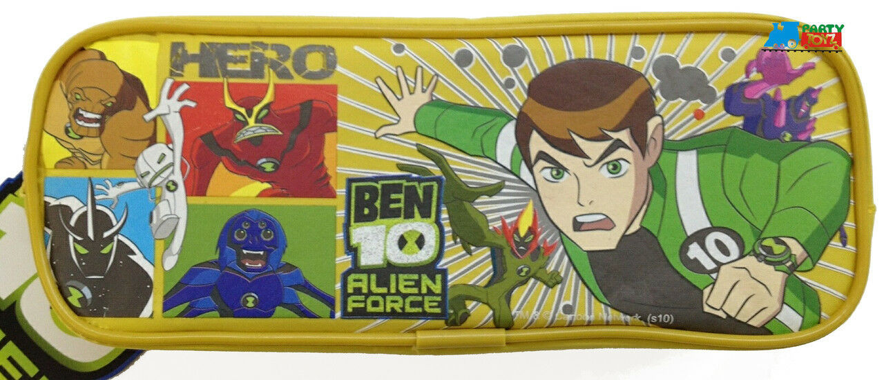 Bandai Ben 10 Pencil Box Pencil Case - Yellow
