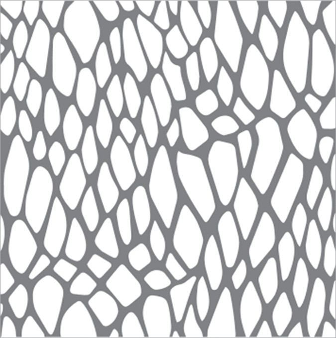 Andy Skinner Mixed Media Stencil 6"X6"-Snake's Web