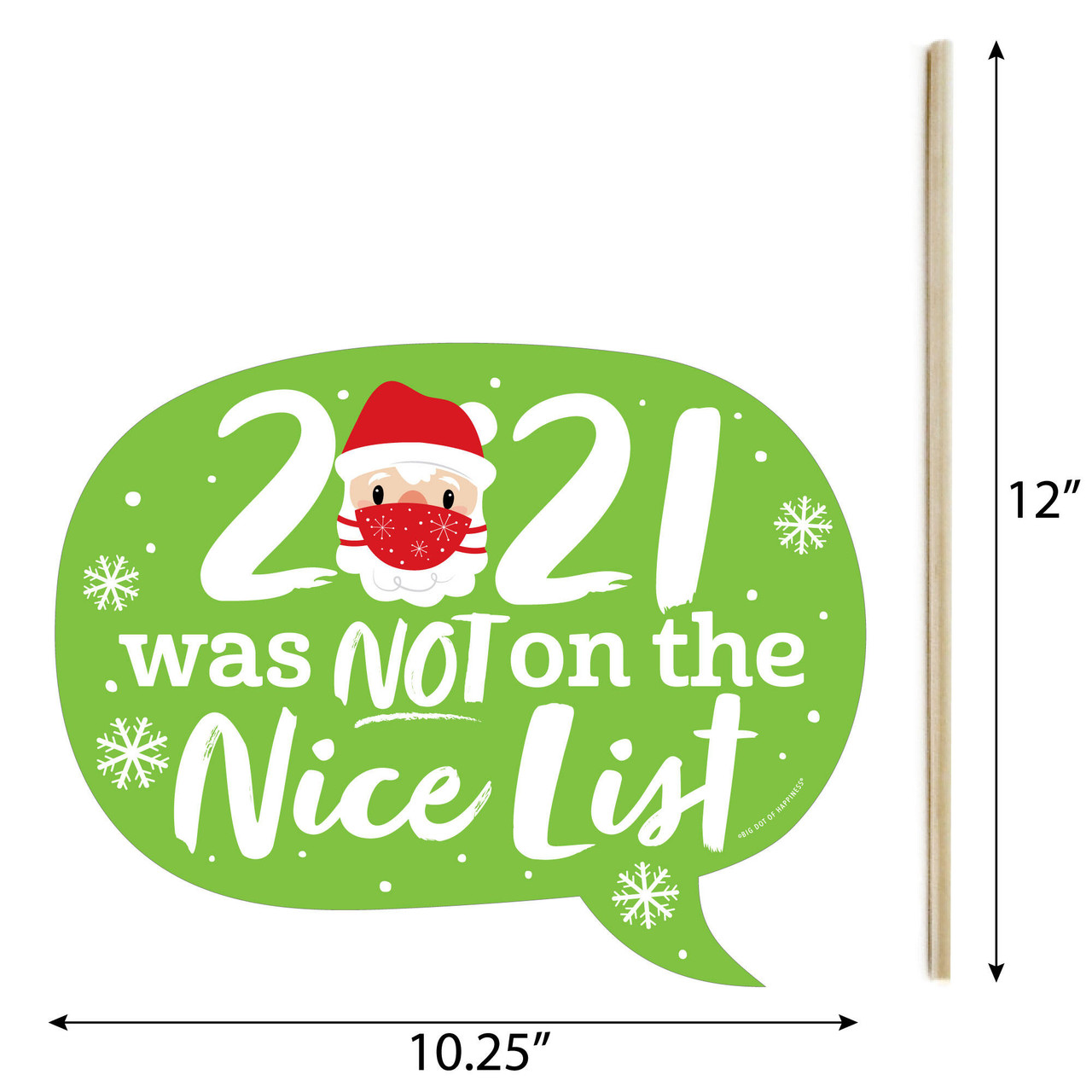 Funny Merry Christmask - 2021 Quarantine Christmas Photo Booth Props ...