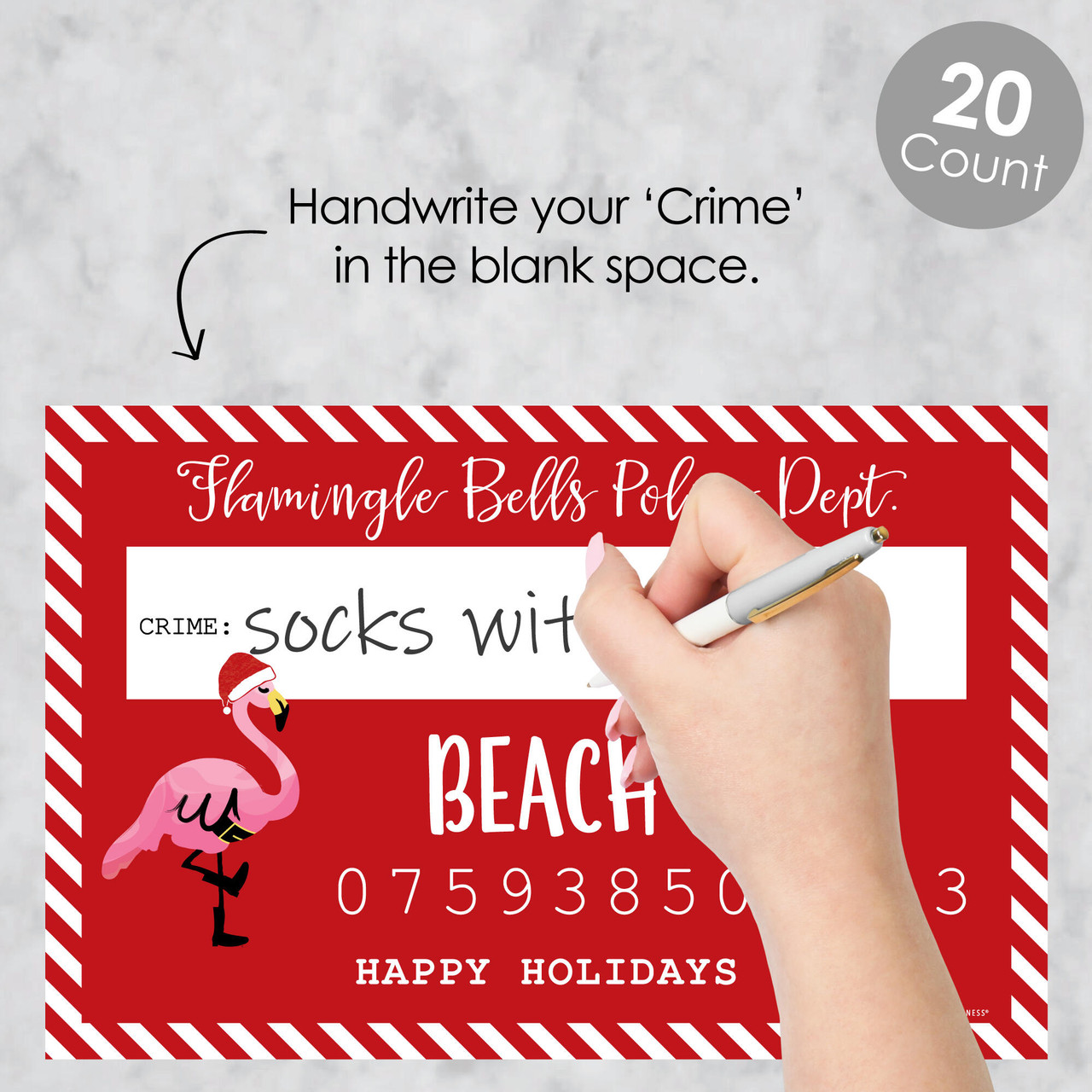 Flamingle Bells Photo Booth Props Flamingo Christmas Party Mugshot ...
