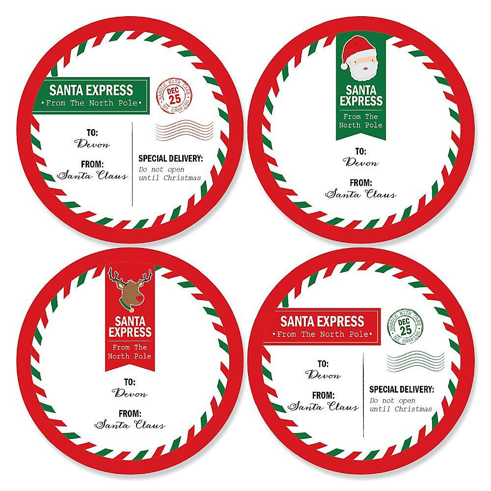 Santa's Special Delivery Large Christmas Gift Tags From Santa Gift ...