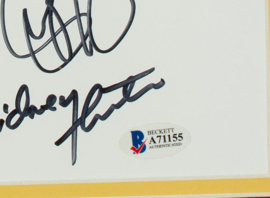 1970s Pittsburgh Steelers Multi Signed Framed 27x40 Lithograph 50 ...