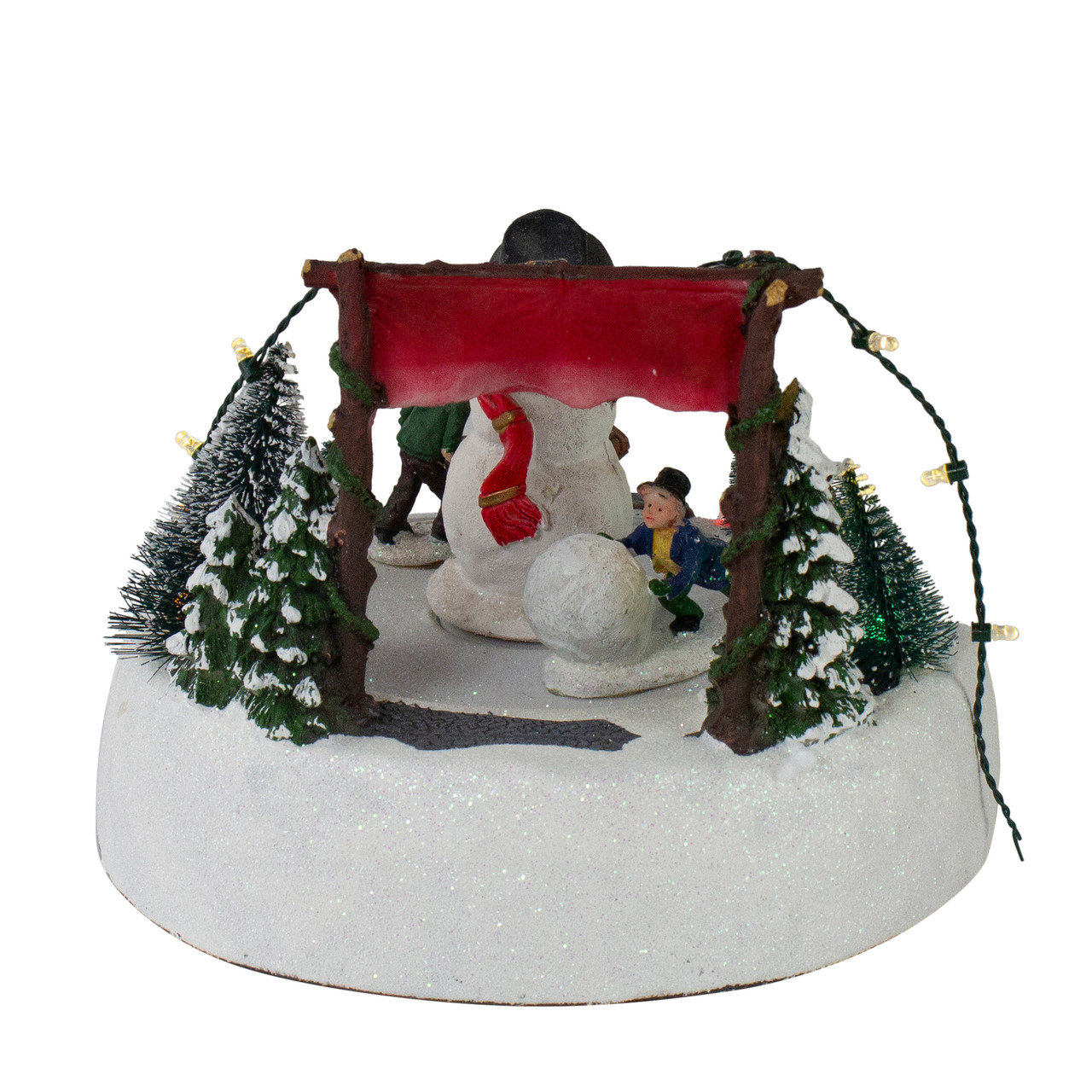 8" LED Lighted & Animated Christmas Village with Snowman | Christmas