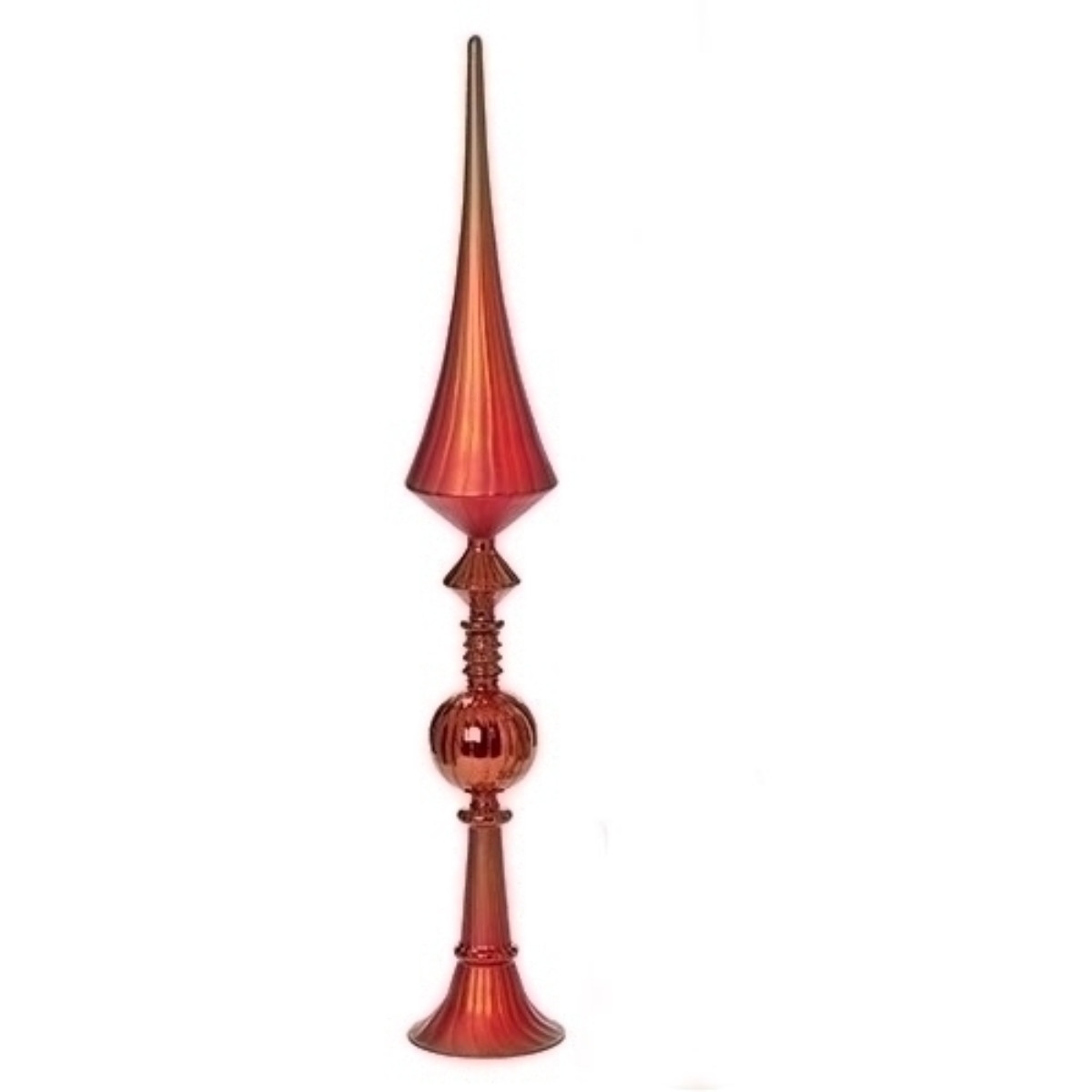 34" Red Finial Christmas Tabletop Decor | Christmas