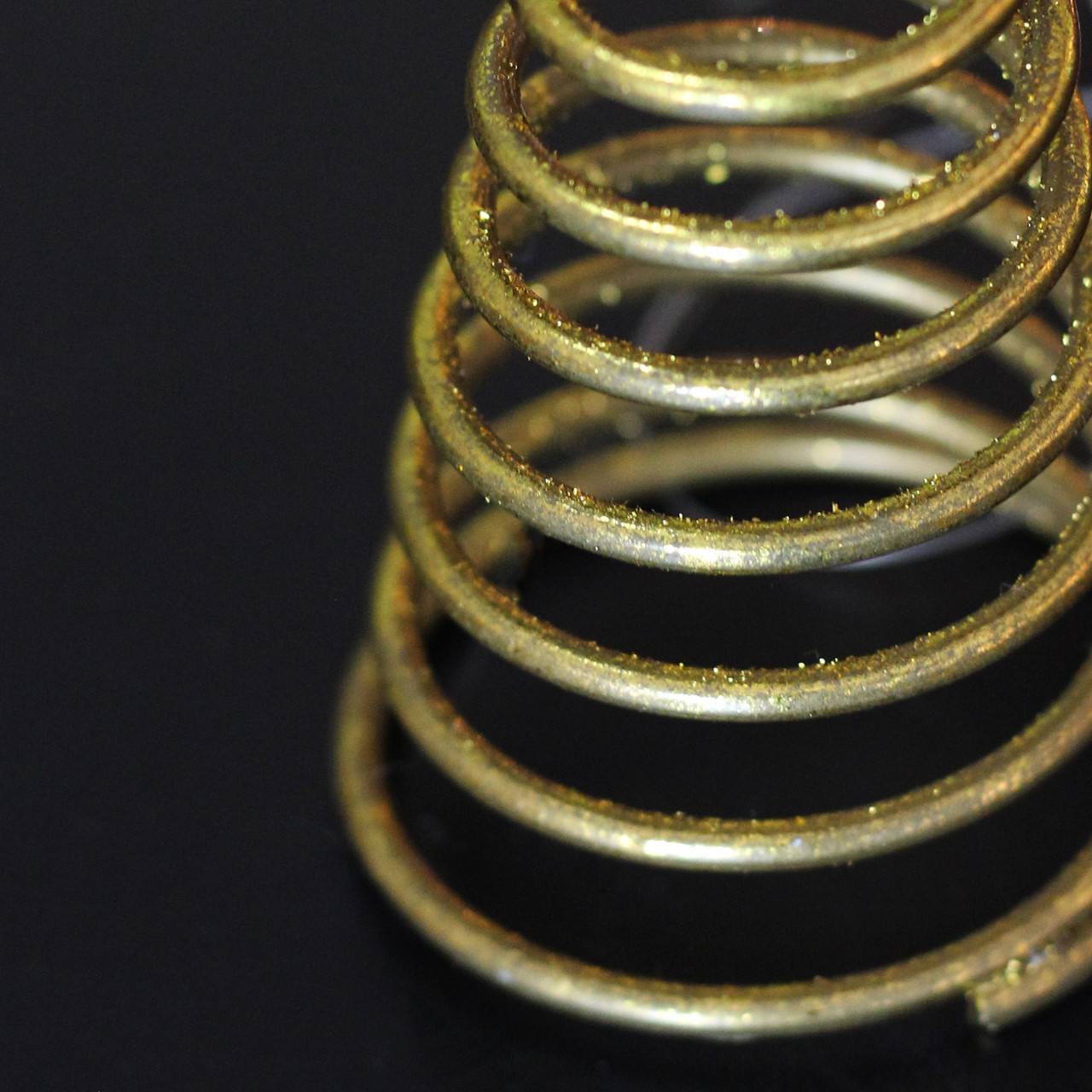 14” Gilded White Christmas Gold Mirrored Star Tree Topper - Unlit ...