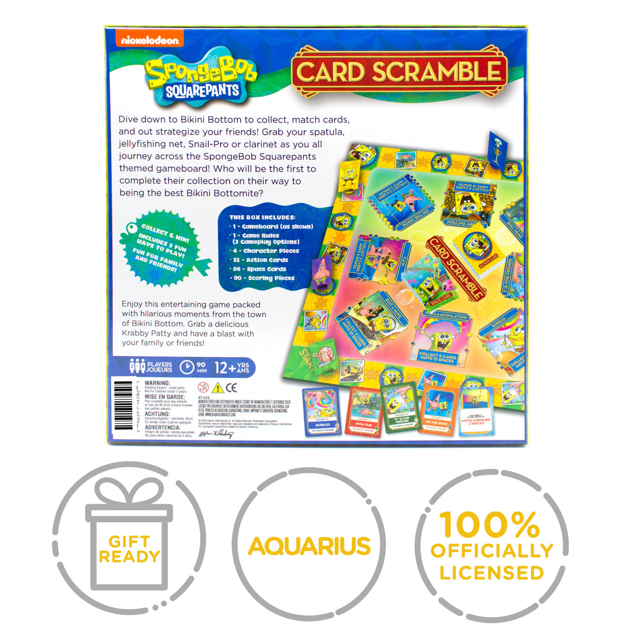 97515 SpongeBob Card Scramble Board Game