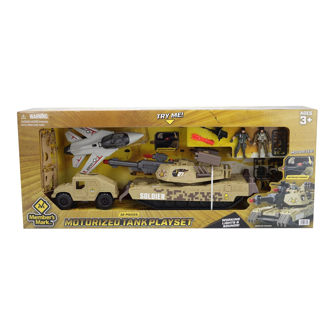 Member's Mark Soldier Force Playset - Tank