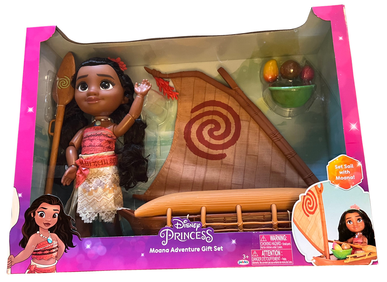 Disney Princess Sailing Adventure Gift Set - Moana and Canoe