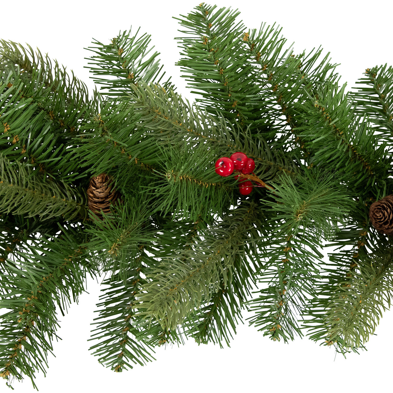 Real Touch™? Noble Fir Commercial Christmas Garland with Berries ...