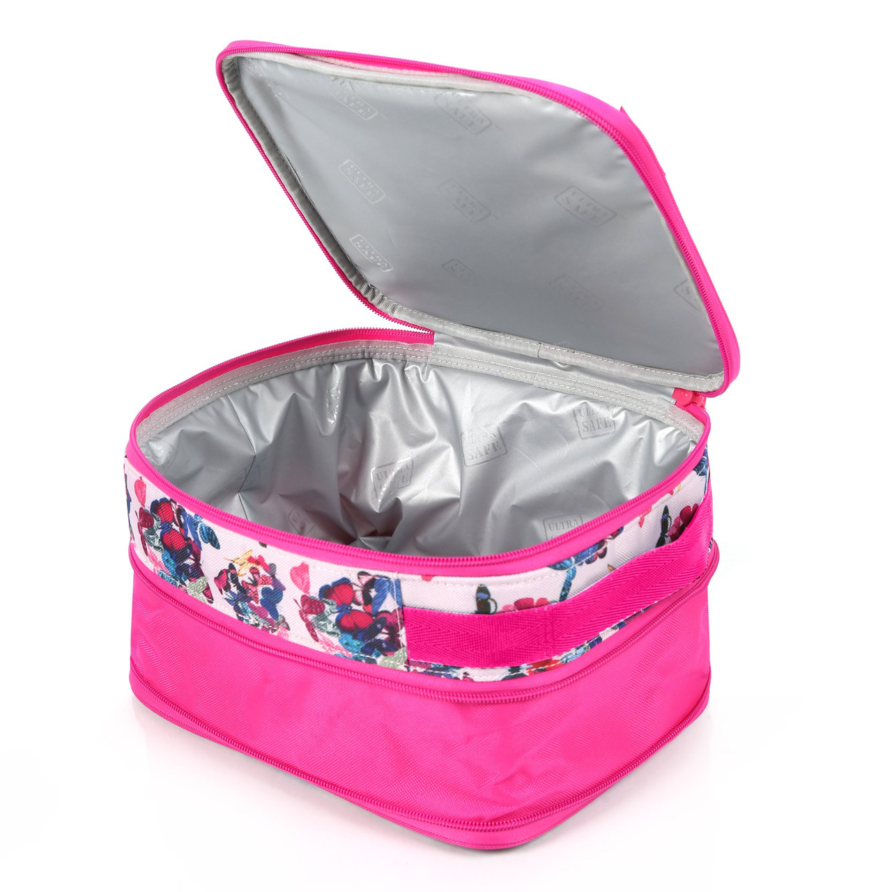 Arctic Zone Expandable Insulated Lunch Box, Pink Butterfly Lunchbag