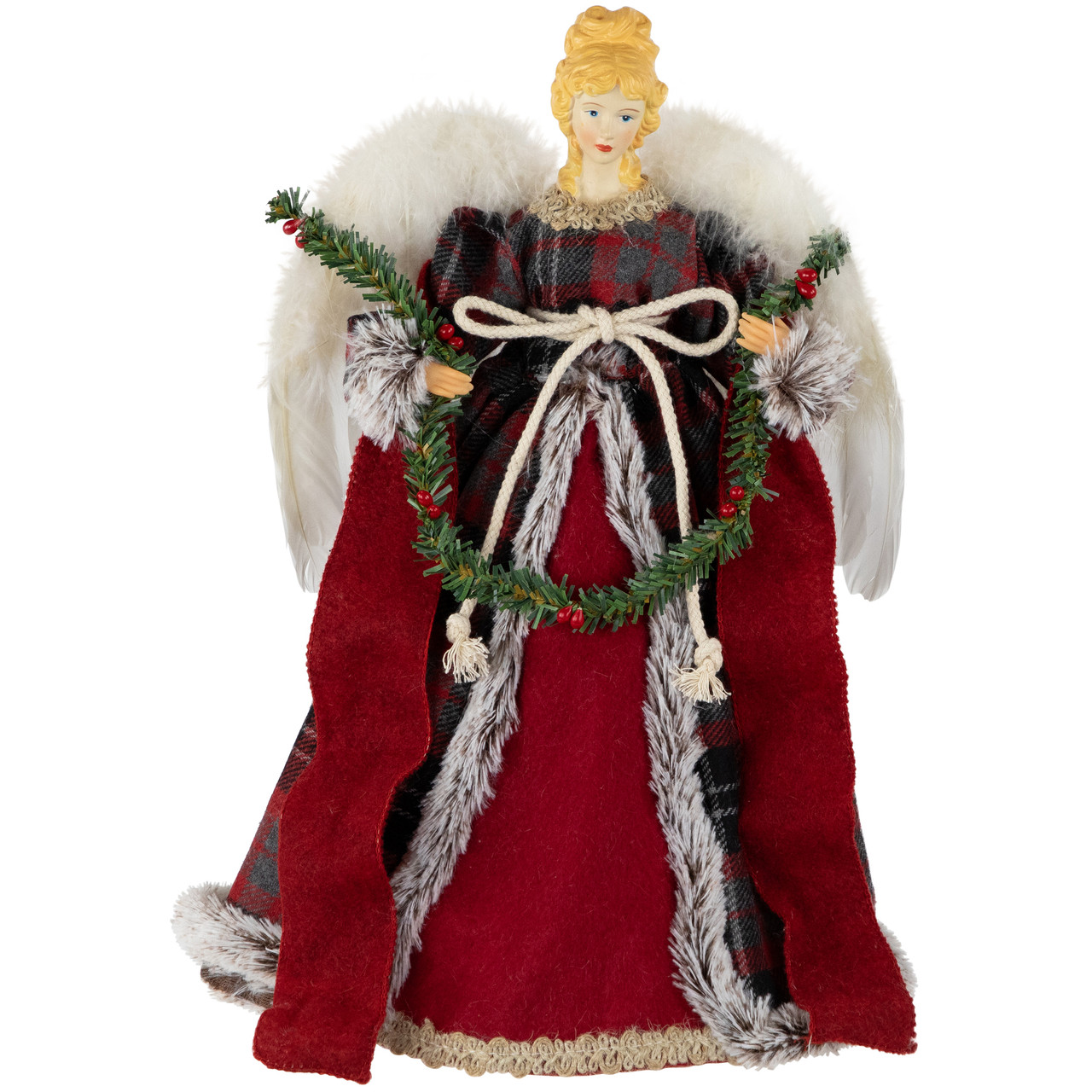 Christmas Tree Angel Red
