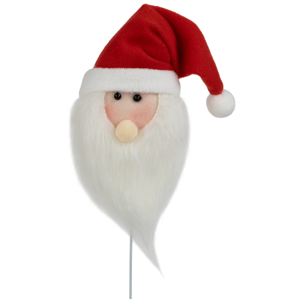 Set of 2 Plush Santa Claus Christmas Picks 18" | Christmas