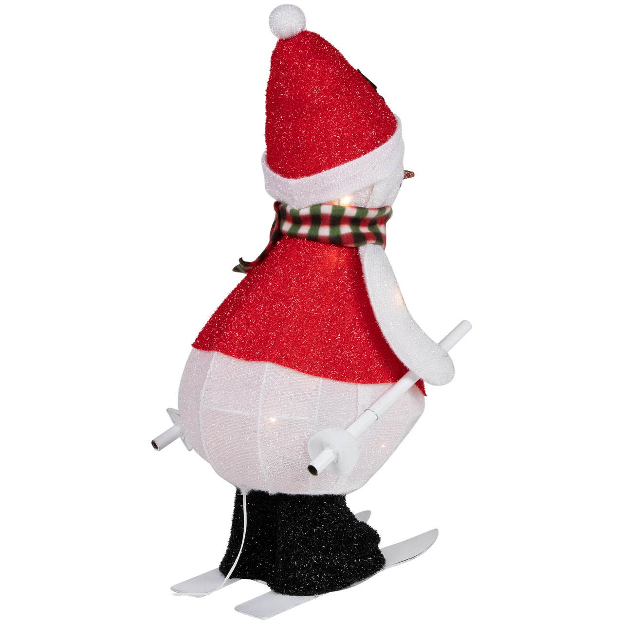LED Lighted Animated Skiing Snowman Christmas Figure - 24" | Christmas