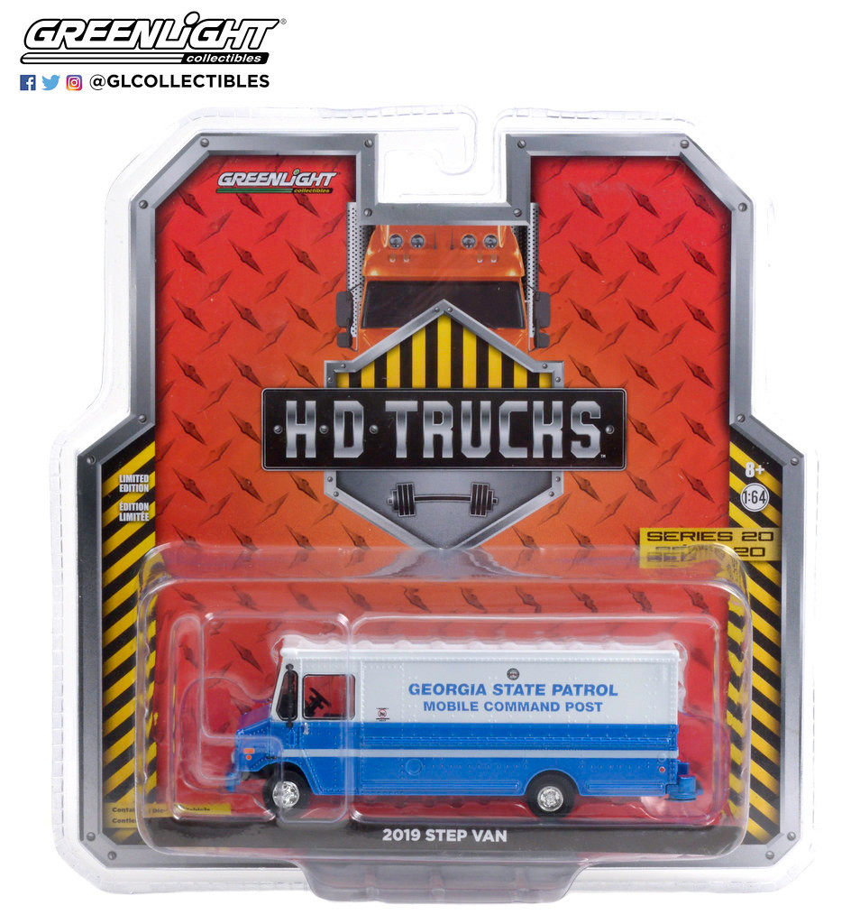 Greenlight 1:64 Heavy Duty Trucks Series 11 2019 Step Van Georgia State ...