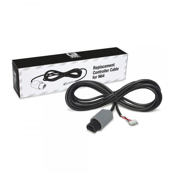 N64 Replacement Controller Cable (Gray) - Repair Box