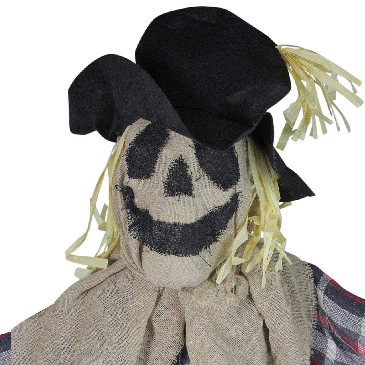 5.5' Battery Operated Animated LED Lighted Scarecrow Halloween ...