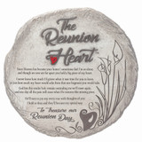 10" Reunion Heart Garden Stone with Sentimental Poem | Christmas