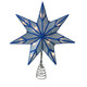 10" Lighted Blue Star Christmas Tree Topper - Clear Lights | Christmas