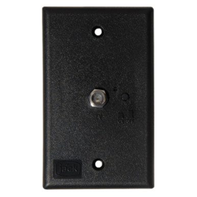 6" Black PB1001 TV Antenna Power Injector Switch Plate | Christmas