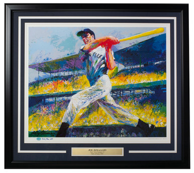 Joe Dimaggio Signed LeRoy Neiman "The DiMaggio Cut" 20x23 Lithograph ...