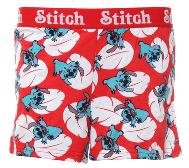 Disney Lilo And Stitch Juniors Dancing Stitch Soft Shorts (Small)