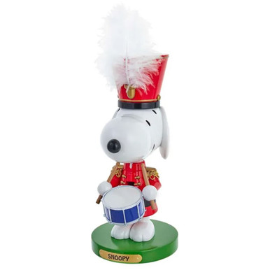 Peanuts Snoopy the Drummer Christmas Nutcracker 10 Inch PN6211L