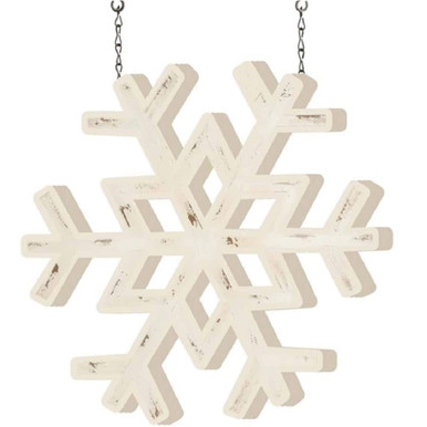 White Painted Snowflake Arrow Replacement Sign 10 Inch - Arrow Sold ...