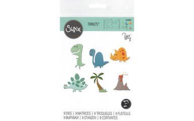 Sizzix PHughes Thinlits Die Dinosaurs