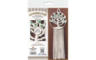Design Works Zenbroidery Macrame Kit Tree Of Life