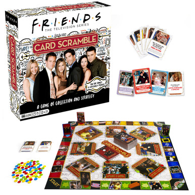 97512 Friends Card Scramble Board Game