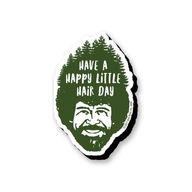 95669 Bob Ross Hair Funky Chunky Magnet