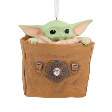 Hallmark Star Wars Mandalorian Grogu Holiday Christmas Tree Ornament