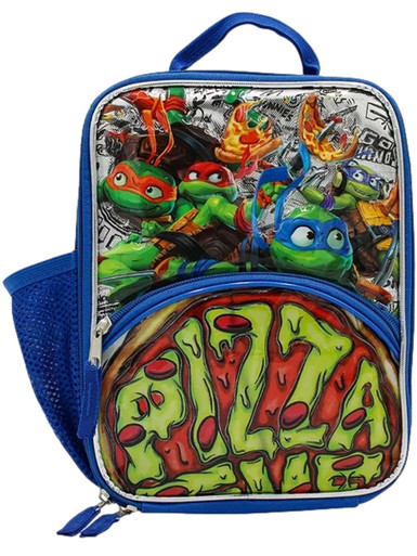 Teenage Mutant Ninja Turtles Insulated Lunch Bag, Kids TMNT Pizza Lunch Box