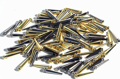 WE Games Premium Tapered Easy Grip Cribbage Pegs - Set of 90 (Brass ...