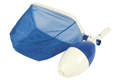 21" Blue & White Easy Skim Bi Directional Floating Swimming Pool ...