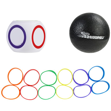 6” Black & White Coop Scatter Dodgeball Outdoor Backyard Recreational ...