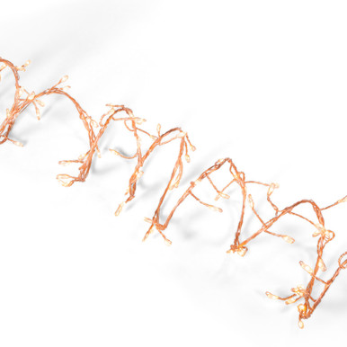 6' Electric Lighted Firecracker LED Garland with 8-Function Controllers ...