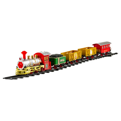 16-Piece Battery Operated Lighted & Animated Christmas Express Train ...