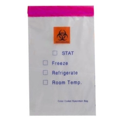 Specimen Transport Bag with Document Pouch Color Coded Top 6 X 9 Inch ...