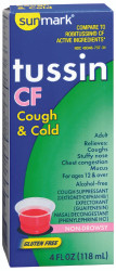 Cold and Cough Relief sunmark® 10 mg - 100 mg - 5 mg / 5 mL Strength ...
