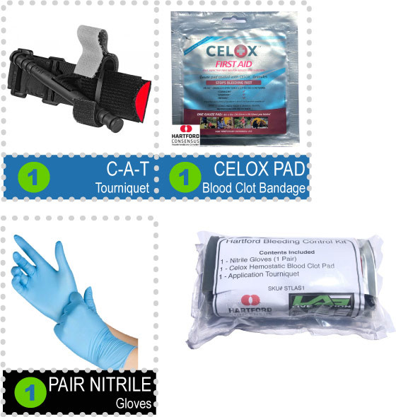 Mass Casualty Bleeding Prevention Kit - 4 Person | Live Action Safety
