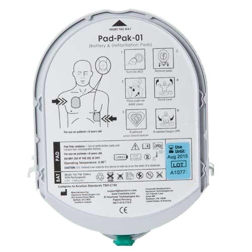 HeartSine AED Adult Pad-Pak | Live Action Safety